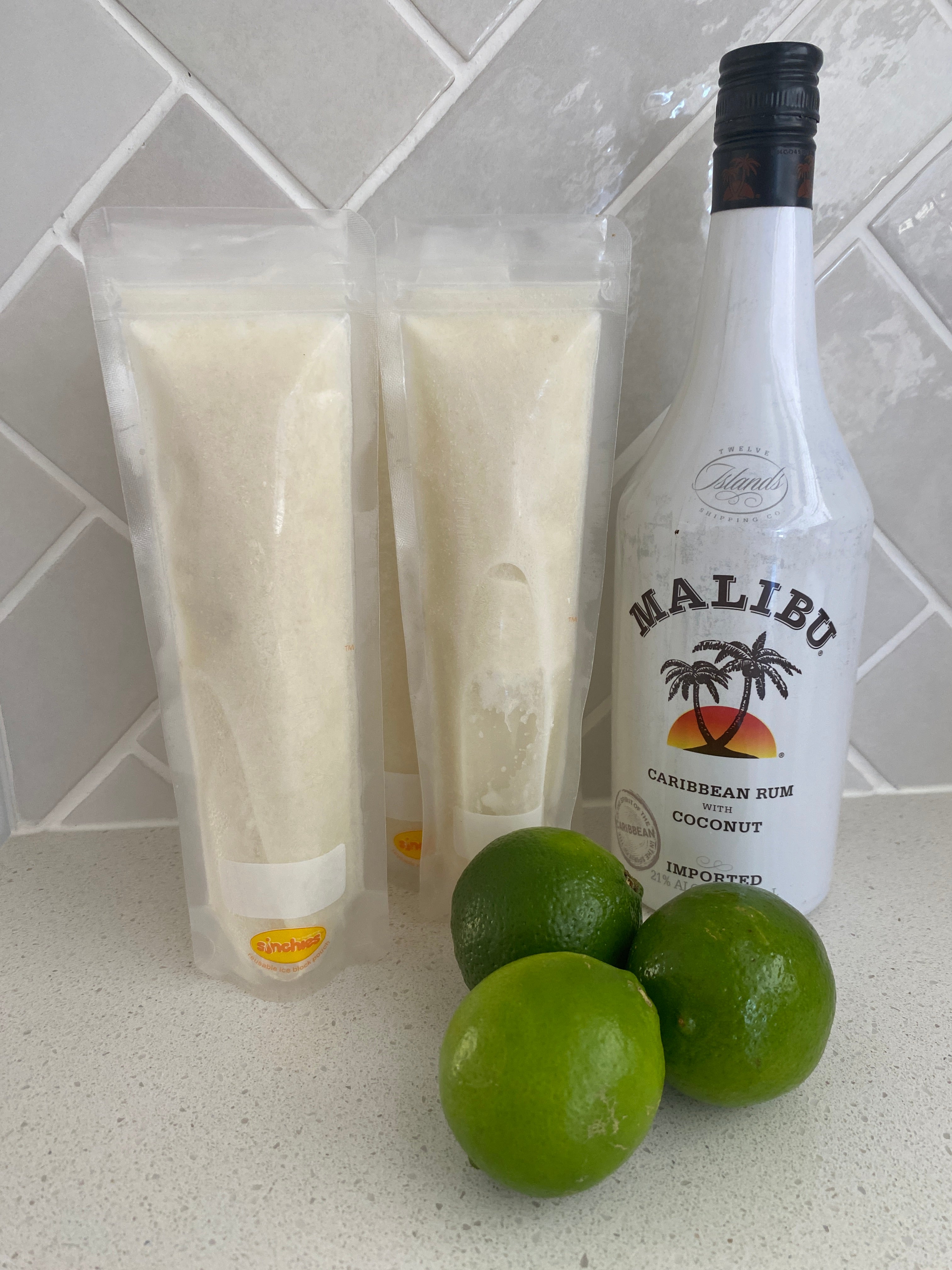 Pina colada ice blocks – Sinchies