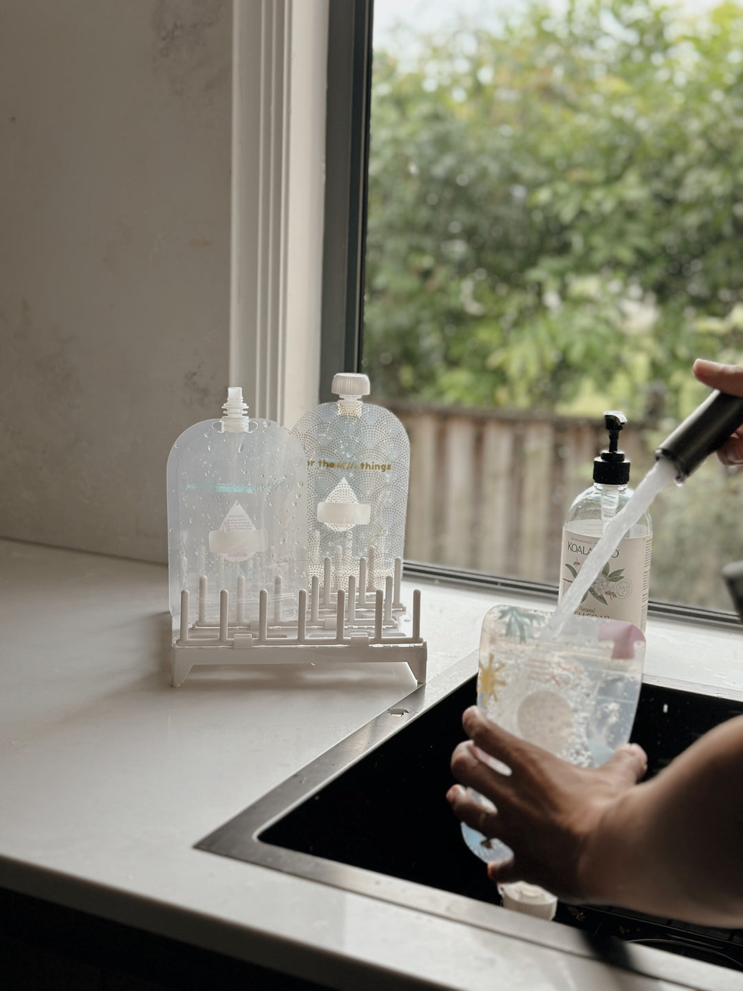 The Sinch Station – Dry and Fill Rack for Reusable Pouches | Easy Meal ...