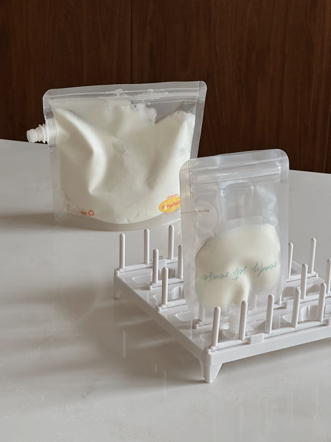 The Sinch Station – Dry and Fill Rack for Reusable Pouches | Easy Meal ...