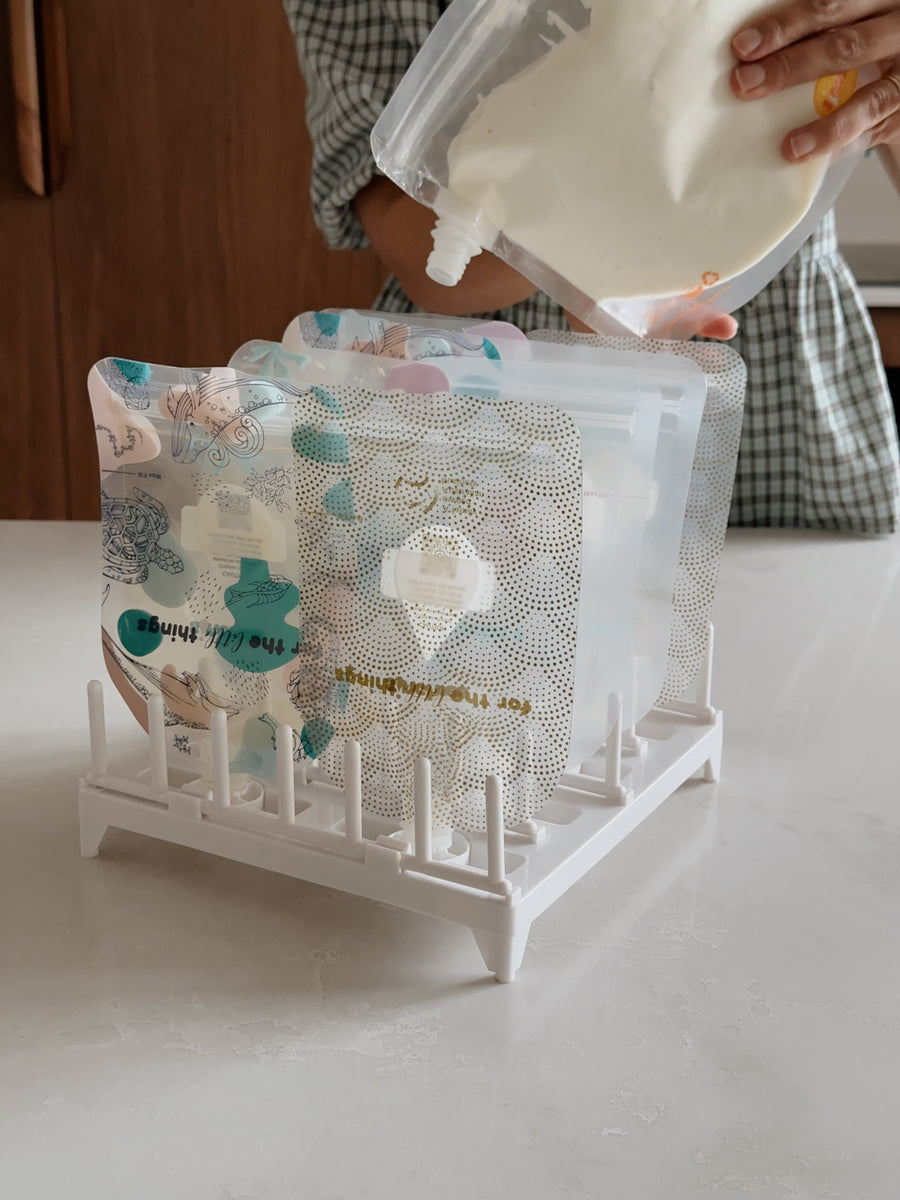 The Sinch Station – Dry and Fill Rack for Reusable Pouches | Easy Meal ...